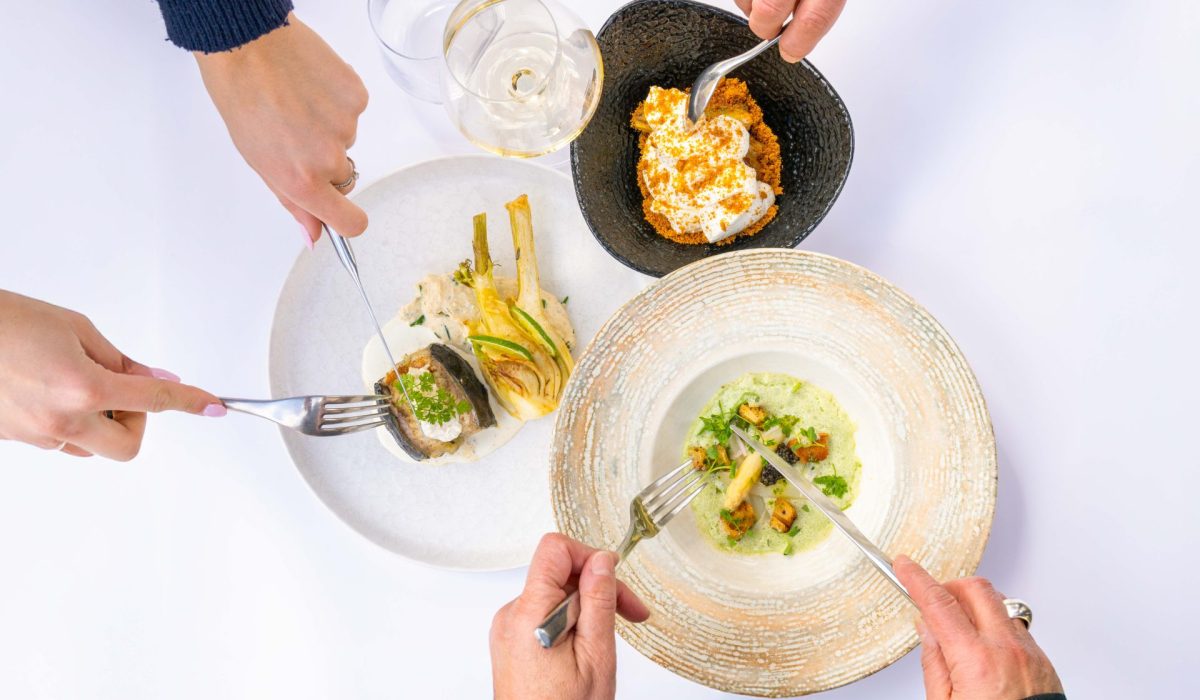 Menu printemps au restaurant du Domaine - Producteur Français De Caviar